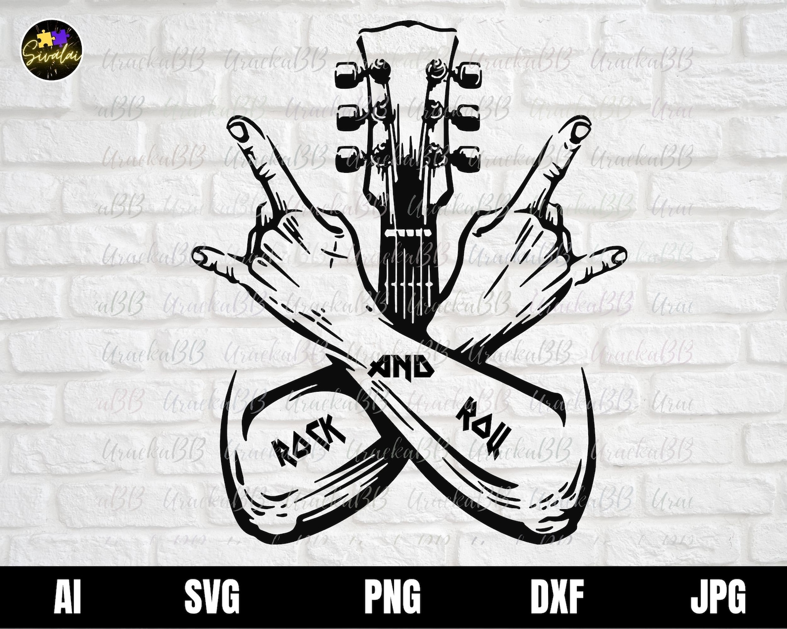 Rock and Roll Music SVG Guitar SVG Rock N Roll SVG Rock - Etsy