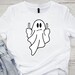 Ghost Middle Finger Svg, Halloween Svg, Cute Ghost Halloween Svg ...