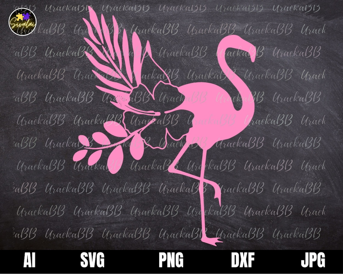 Pink Flamingo Svg Flamingo Svg Floral Flamingo Svg Flamingo | Etsy