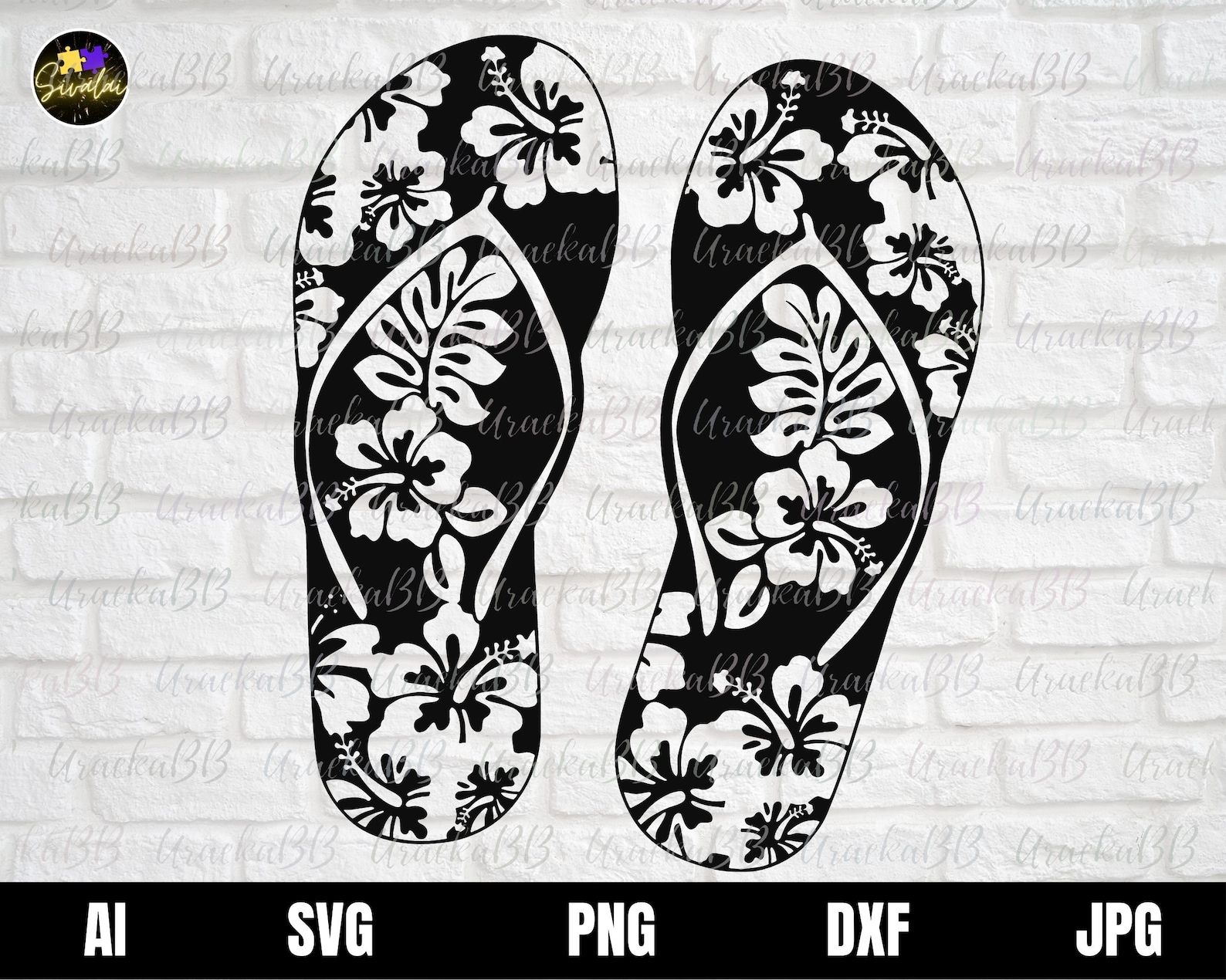 Flip Flops Svg Summer Svg Beach Svg Flower Flip Flops Svg - Etsy