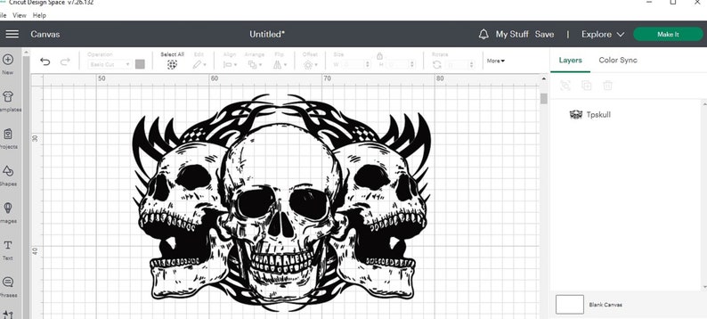 Triple Skull Svg, Skull Svg, Skull Head Svg, Skeleton Svg, Skull Shirt ...