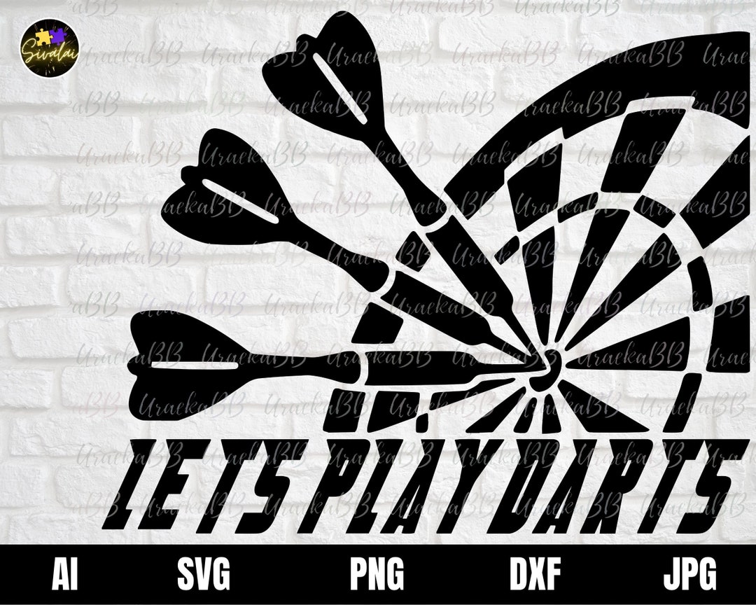 Darts Logo Svg, Darts Svg, Dart Board Svg, Dart Game Svg File, Play ...