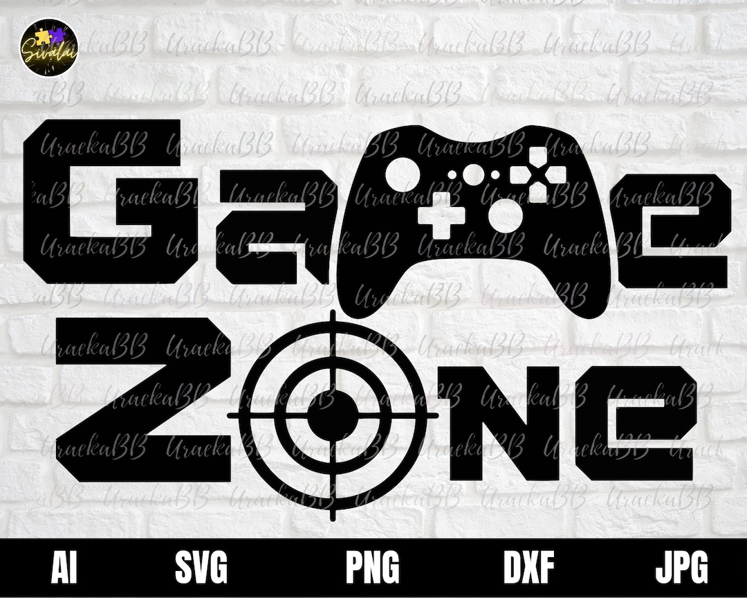 Game Zone Svg, Game Zone Wall Room or Doors Gamer Loading Decor Cricut ...