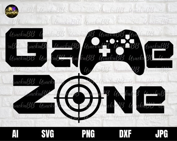 Game Zone Svg Game Zone Wall Room or Doors Gamer Loading | Etsy