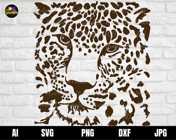 Leopard Svg Animal Svg Wild Animal Svg Leopard Face Svg - Etsy