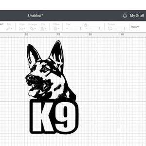 K9 Head Svg, K9 Dog Svg, K9 Svg, K9 Police Dog Svg, K9 Police Dog ...