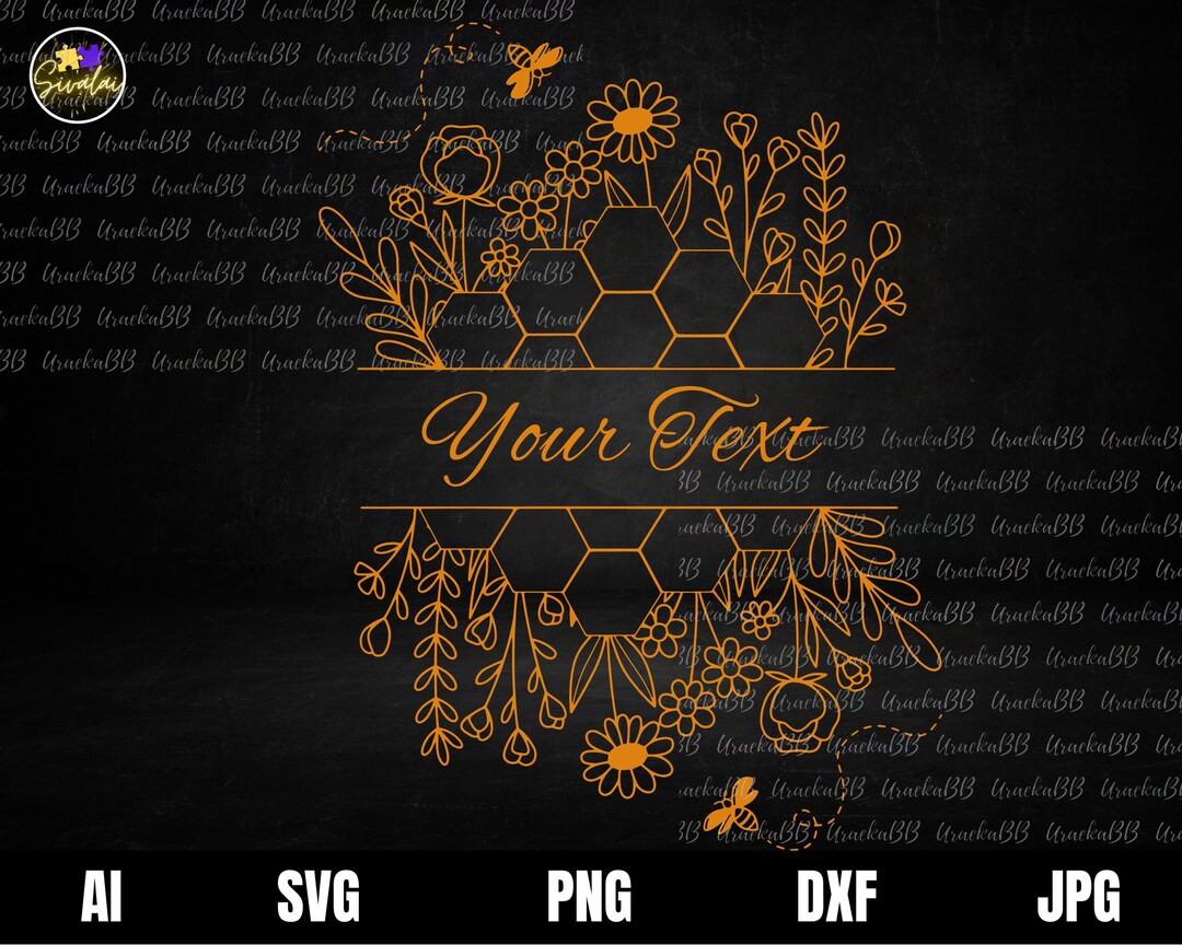 Bee Png, Honeycomb Png, Bumble Bee Svg, Flower and Bee Png, Flowers Svg ...