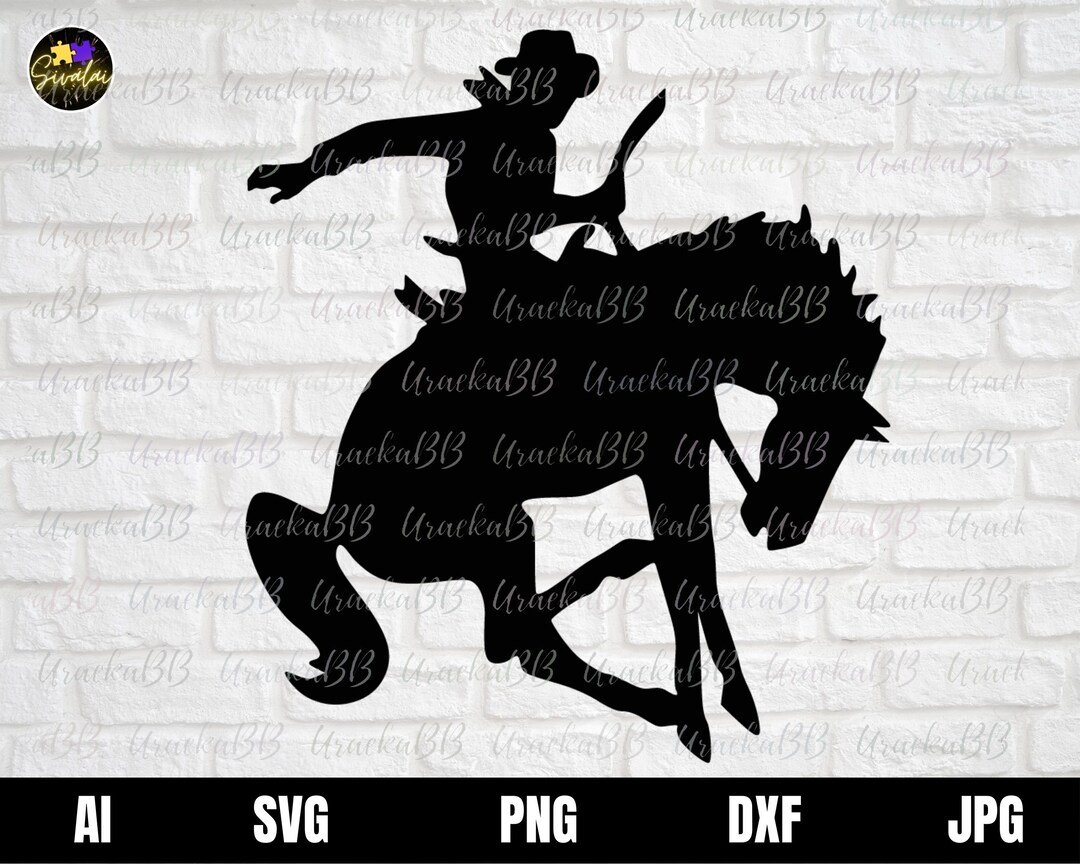 Cowboy Riding Horse Svg, Horse Svg, Cowboy Svg, Cowboy Horse Svg ...