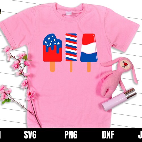 Patriotic Popsicle Svg Bundle 4th of July Svg American Flag - Etsy