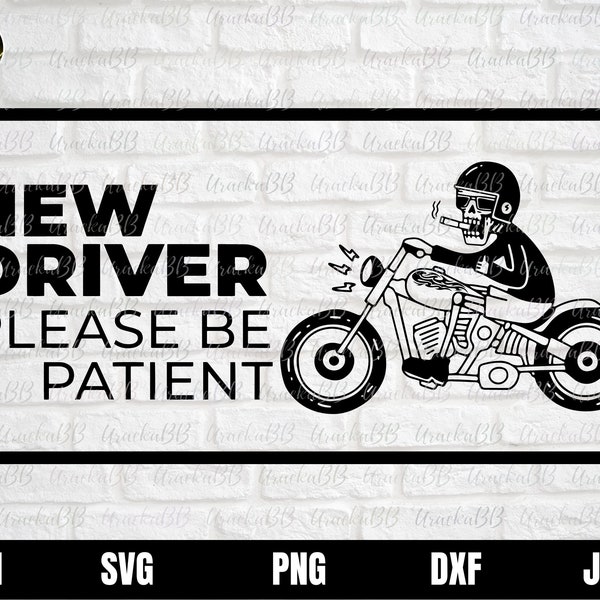 New Driver Svg - Etsy