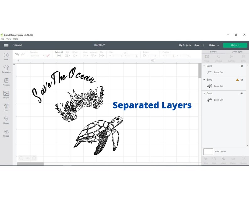 Save the Ocean Svg Sea Turtle Svg Save the Turtles SVG | Etsy