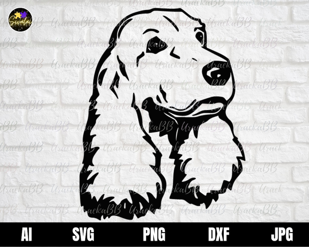 Cocker Spaniel Svg, Cute English Cocker Spaniel Svg, Dog Svg, American ...