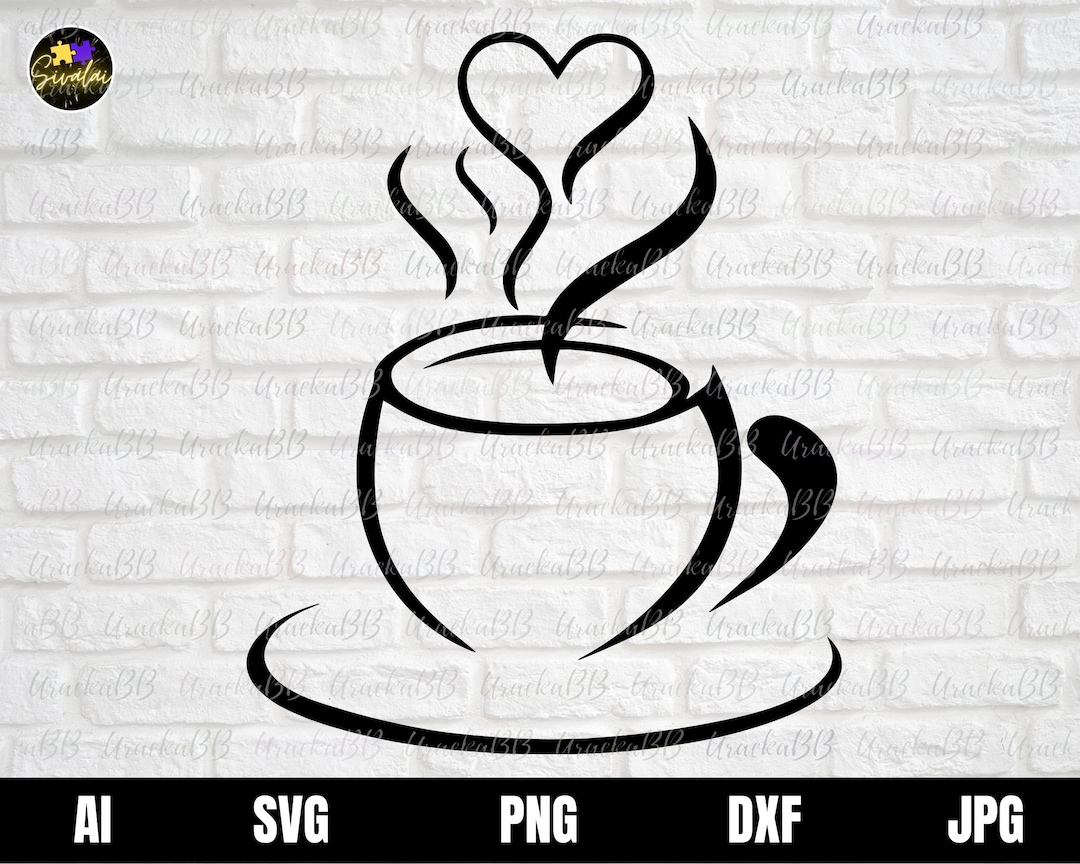 Mug With Heart Steam Svg, Mug Svg, Coffee Heart Svg, Coffee Mug Svg ...