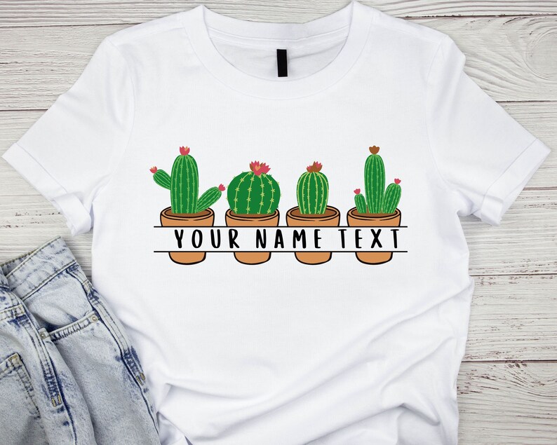 Split Cactus Svg Cactus Split Monogram Svg Design Cactus - Etsy