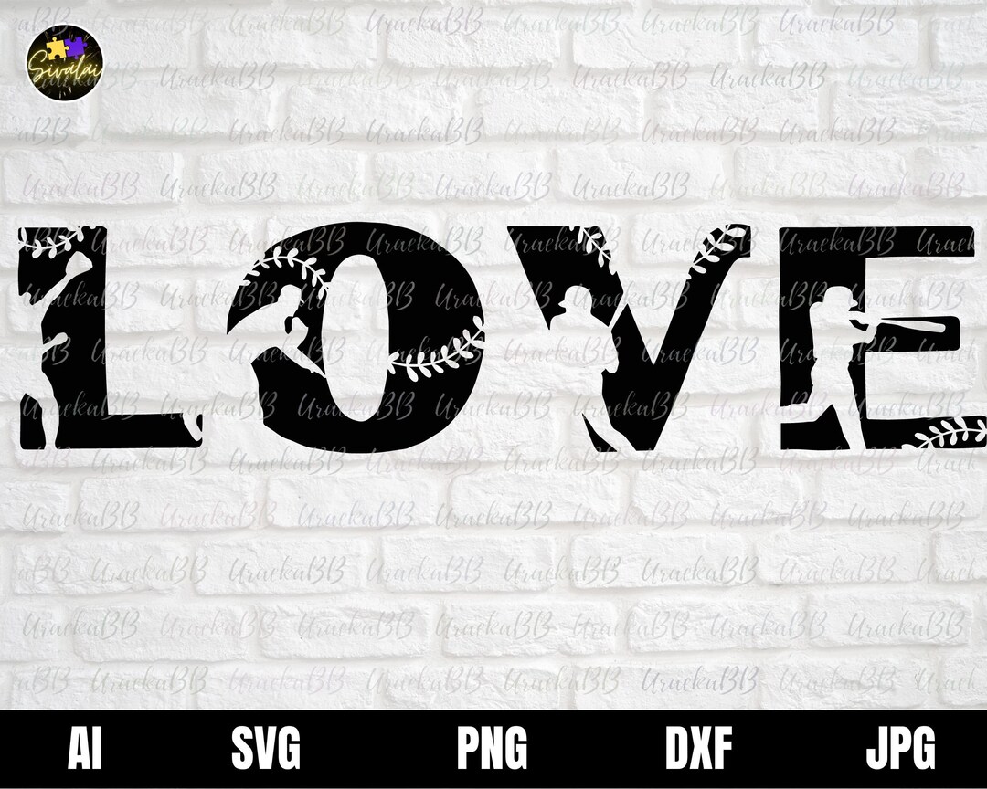 Baseball Love Svg, Sport Love Svg, Sports Svg, Love Baseball Svg ...