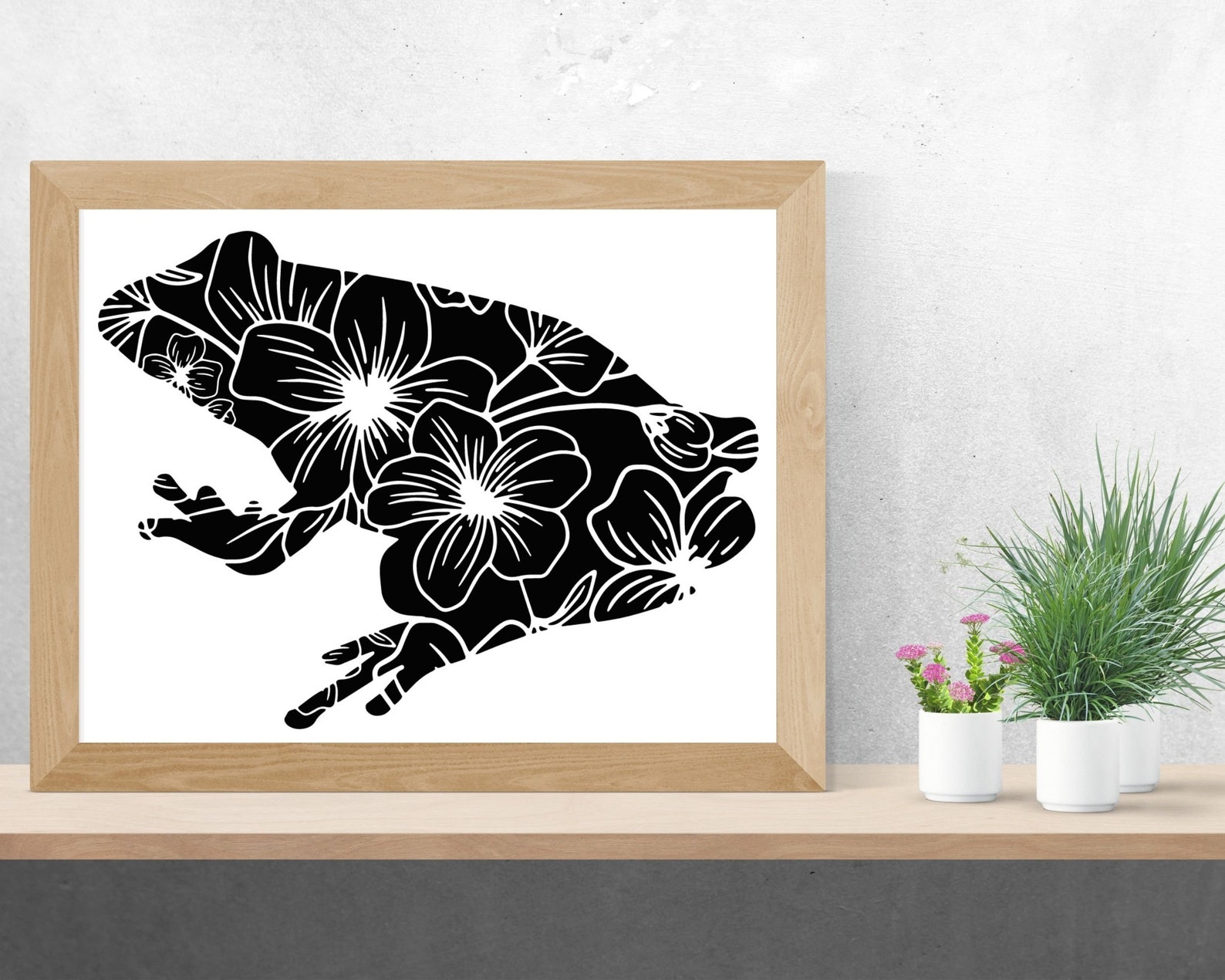 Frog Svg Floral Frog Svg Frog Flowers Svg Floral Frog Svg - Etsy