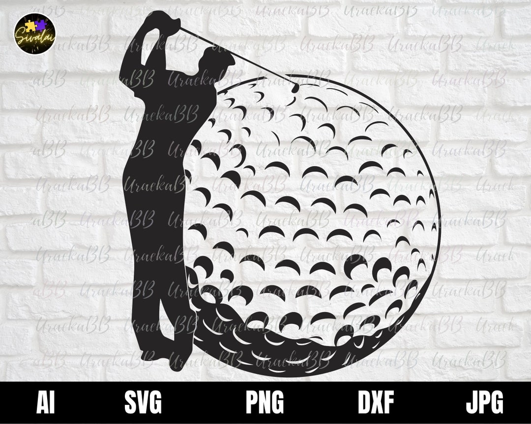 Golf Svg, Golfing Svg, Golfing Design Svg, Golf Logo, Golf Ball Svg ...