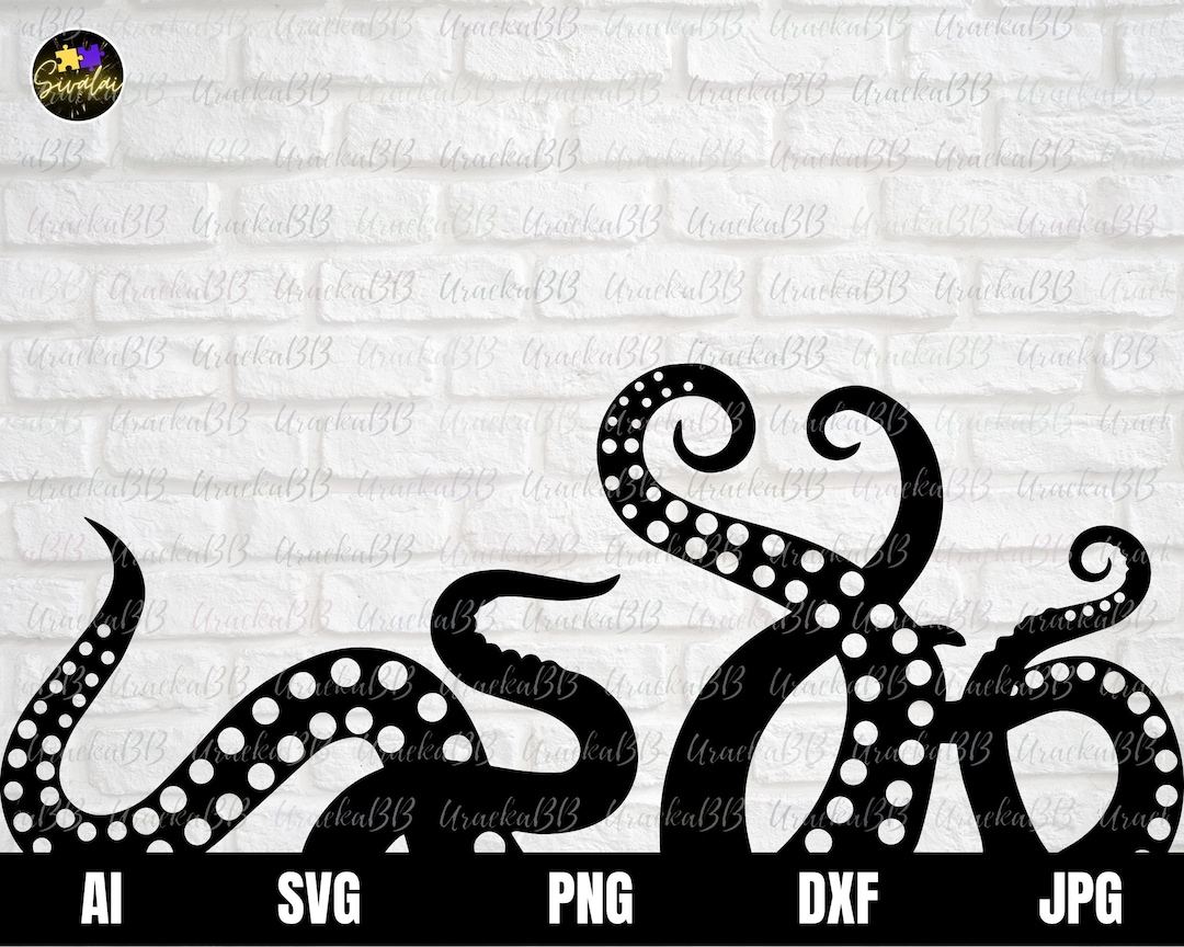 Octopus Png, Octopus Tentacles Svg, Octopus Svg, Tentacle Svg, Kraken ...
