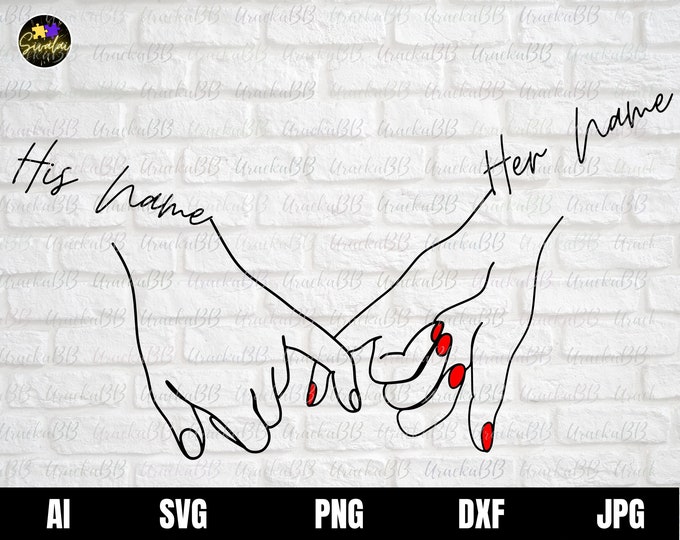 Pinky Promise Svg, Couple Svg, Wedding Svg, Anniversary Cut File, Promise Svg, Forever Love Svg ...