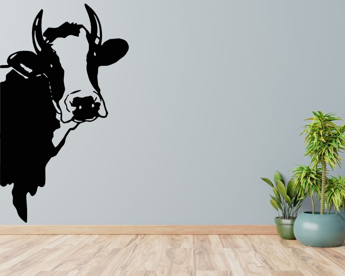 Big Cow Head Svg Cow Head Svg Cow Svg Cow Face Svg Animal - Etsy