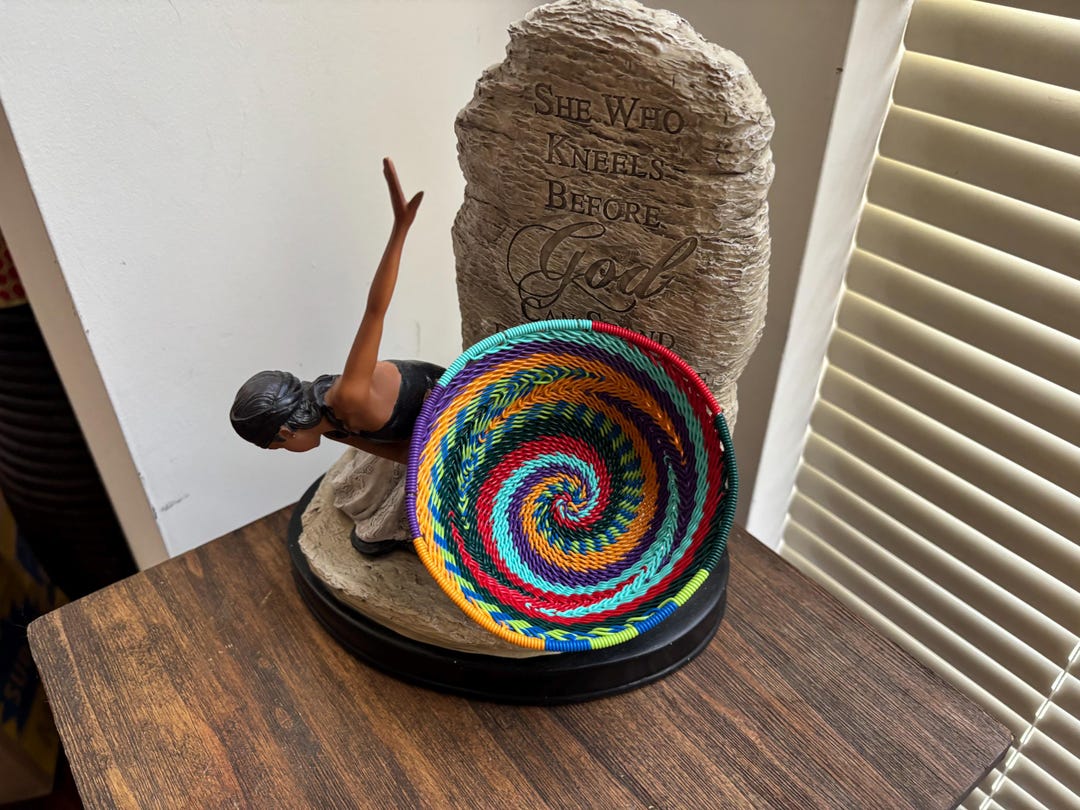 Hand Crafted Multi Colored Telephone Wire Basket Home/office Decor - Etsy