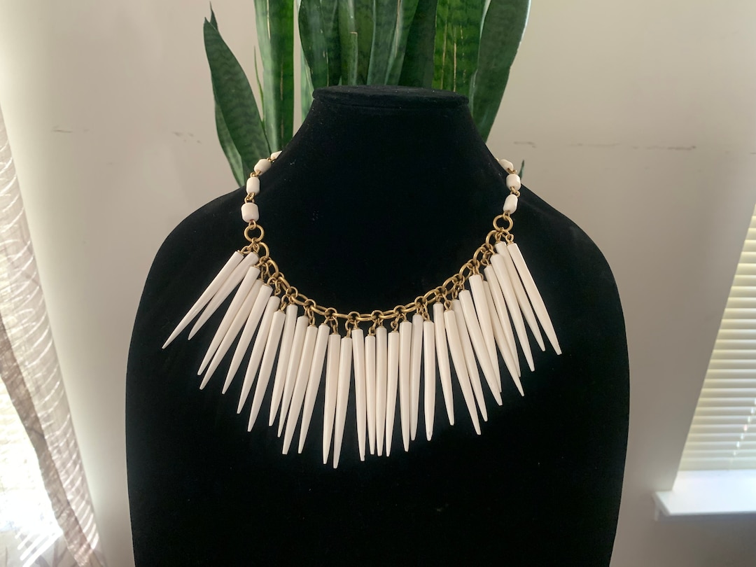 Bone Quill Necklace - Etsy