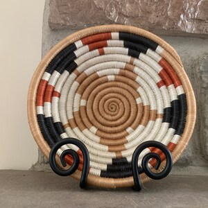 Rwandan Agaseke Hand Coiled Fruit Bowl Basket/wall Decor - Etsy