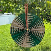Vintage Hand-painted Japanese Fan: Large Bamboo Wall Decor - Etsy