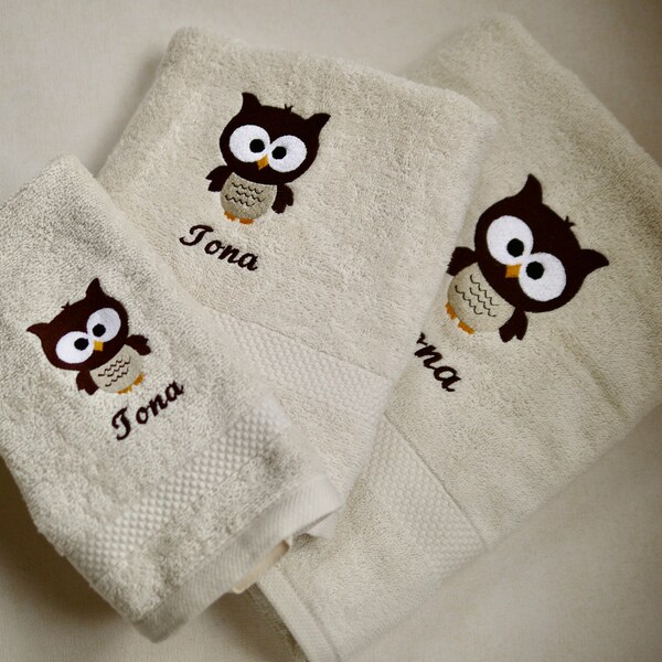 Owl Beach Towel - Etsy