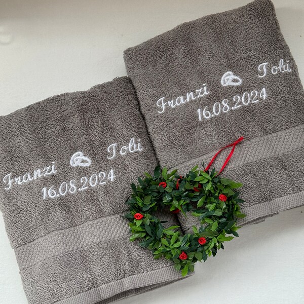 Wedding Towel - Etsy