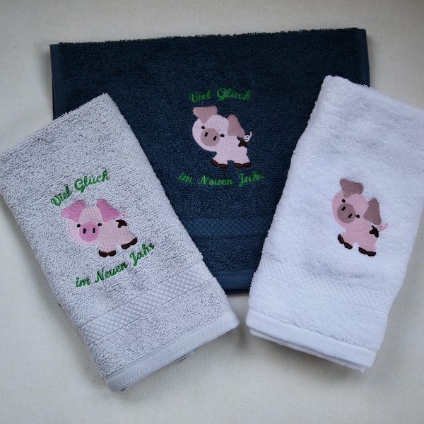 Pig Hand Towel - Etsy