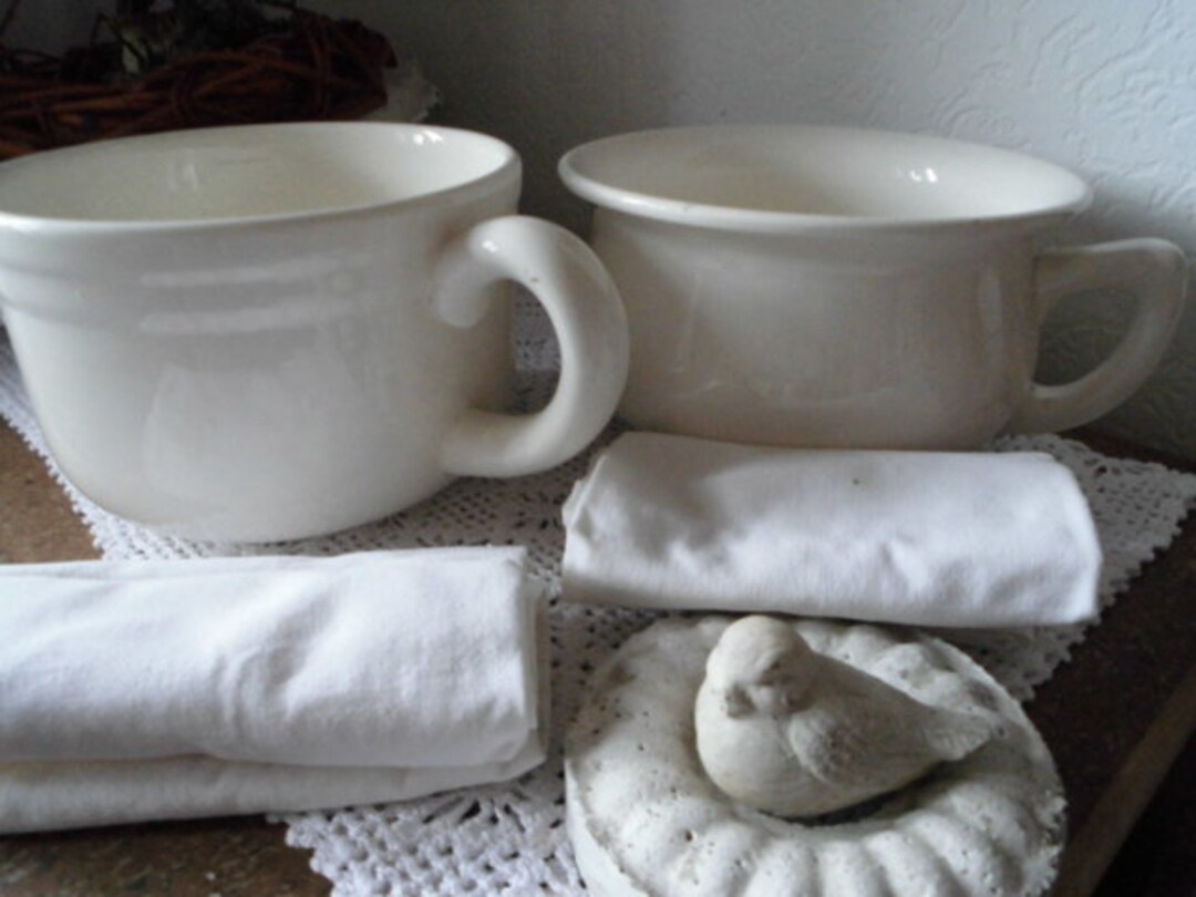 1950s NIGHT POT, Ceramic, Cream White - Etsy