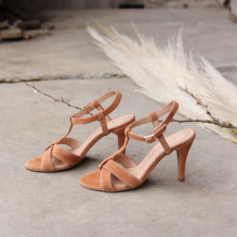 Camel Sandals - Etsy