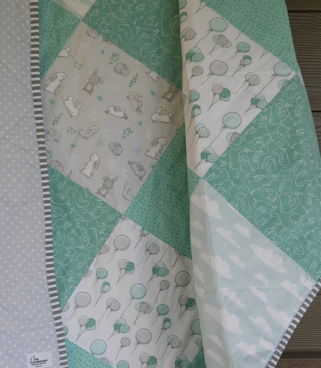Cottontail Quilt/bunny Quilt/rabbit Baby Quilt/handmade Baby Quilt ...