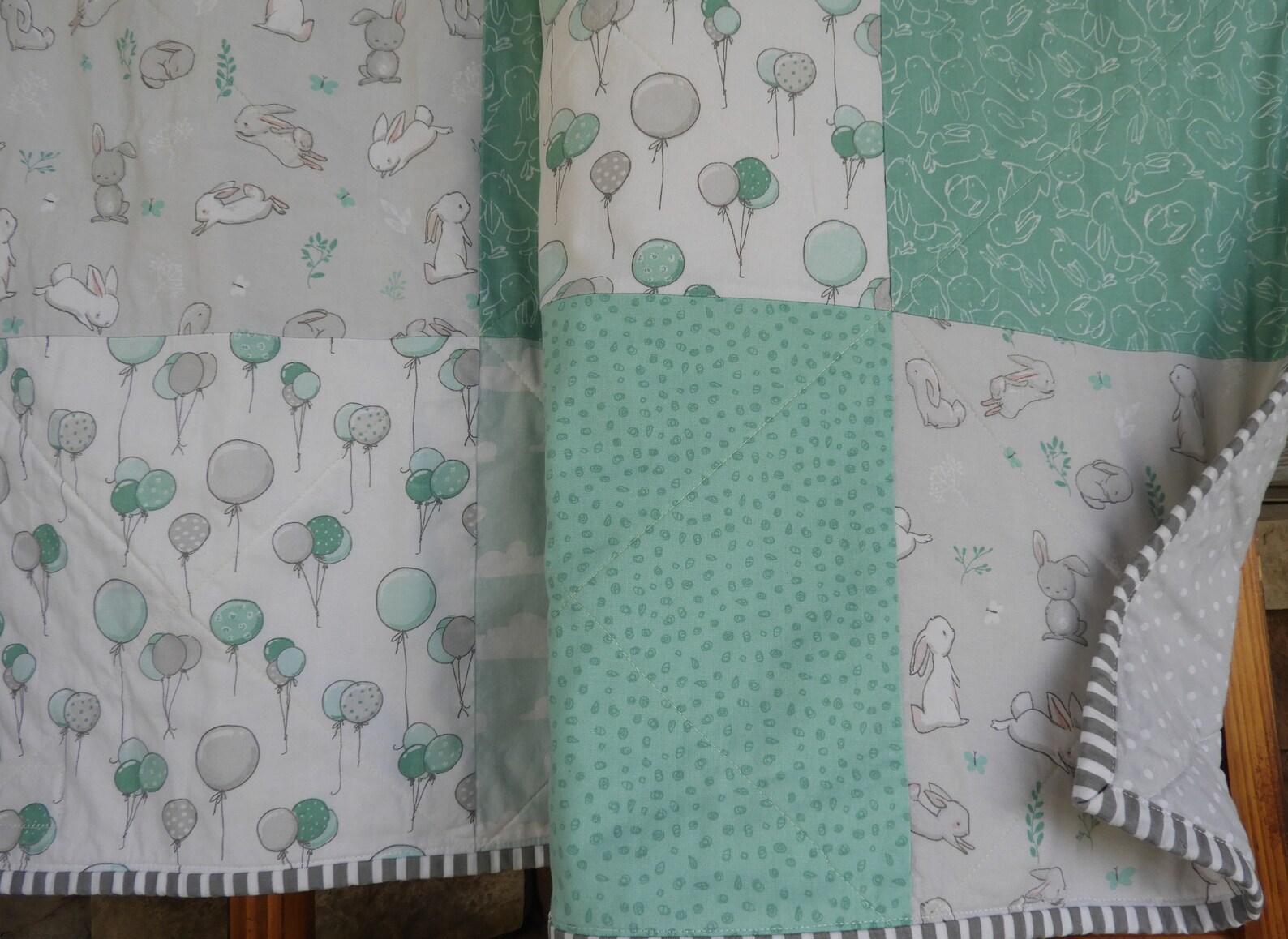 Cottontail Quilt/bunny Quilt/rabbit Baby Quilt/handmade Baby | Etsy