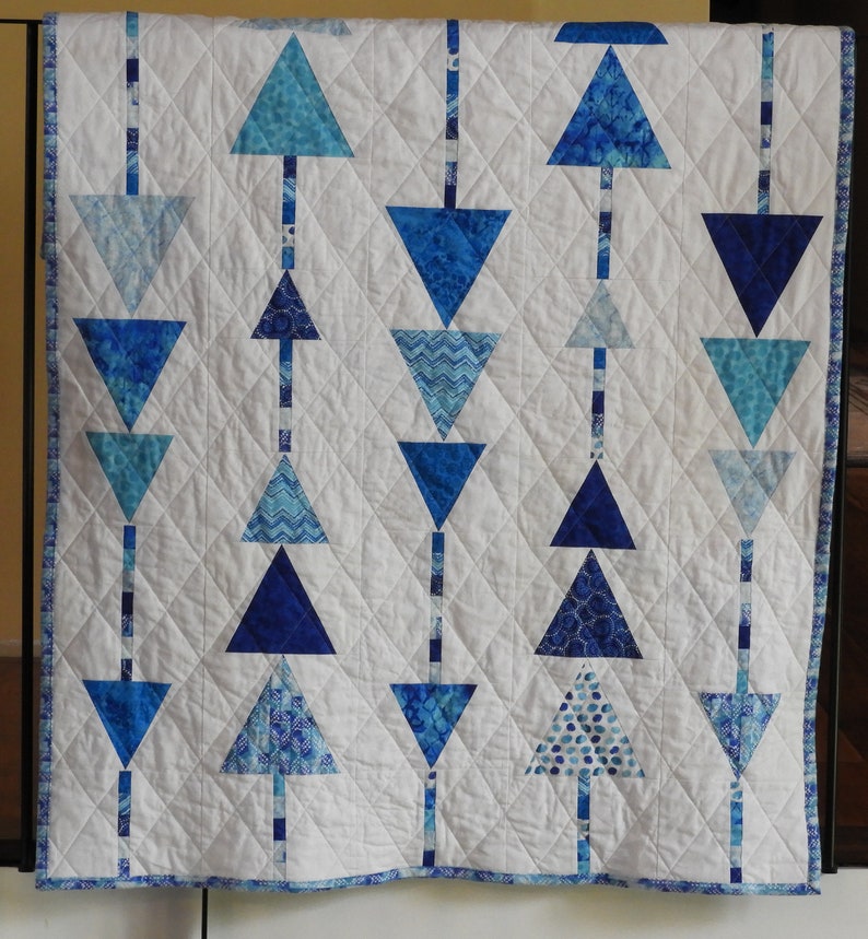 Arrow Baby Quilt/modern Baby Quilt/handmade Baby Quilt/tribal Baby ...