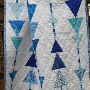 Arrow Baby Quilt/modern Baby Quilt/handmade Baby Quilt/tribal Baby ...