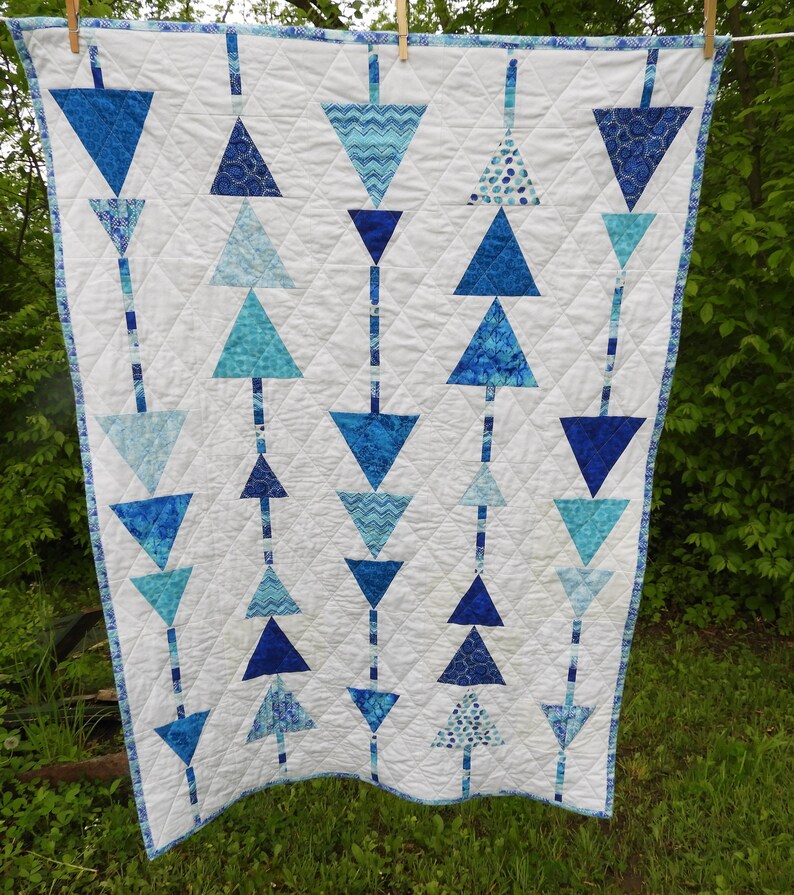Arrow Baby Quilt/modern Baby Quilt/handmade Baby Quilt/tribal Baby ...
