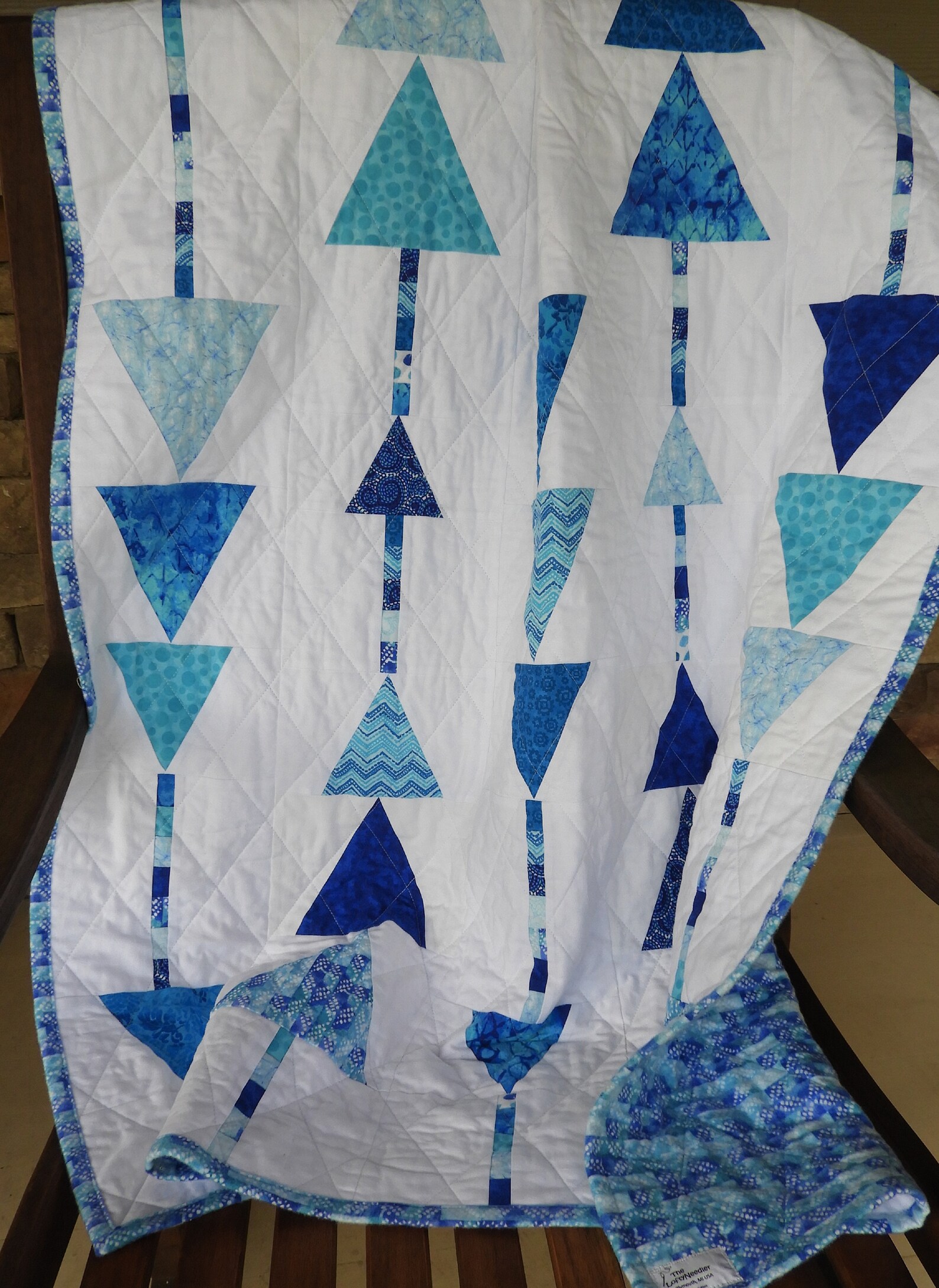 Arrow Baby Quilt/modern Baby Quilt/handmade Baby Quilt/tribal Baby ...