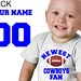 Colts Baby Bodysuit Shirt Infant Shower Customized Personalized Name ...