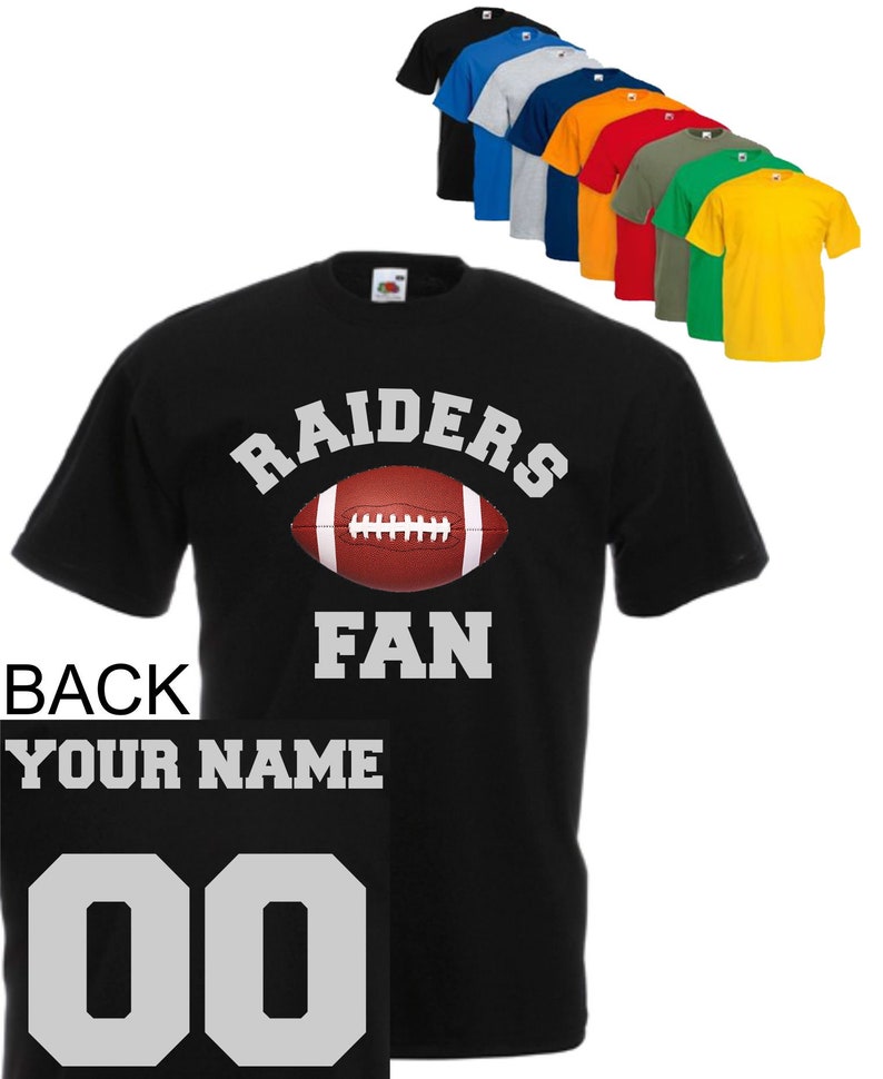 RAIDERS Kids Shirt Infant T-shirt Sport Customized - Etsy