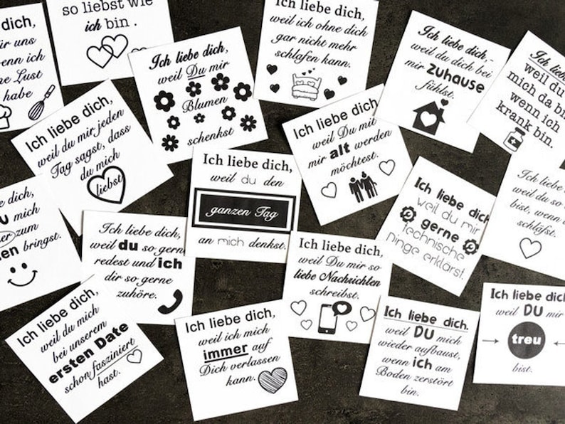 Valentinstag Geschenk: 100 Gründe warum ich dich liebe | Etsy Valentinstag Geschenk: 100 Gründe warum ich dich liebe | Etsy
