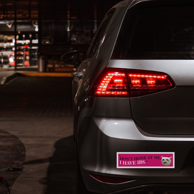 Don't Honk I Have Ibs-bumper Sticker-funny Sticker - Etsy