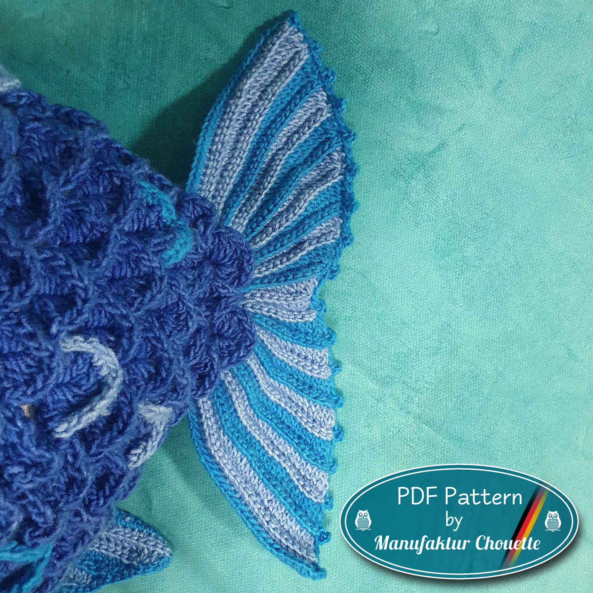 Bobble Fish "eddy", DIY Crochet Pattern, PDF German & English, Instant ...