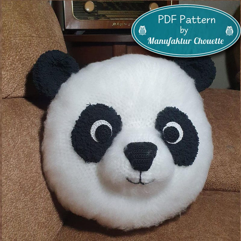 Panda Pillow - Etsy