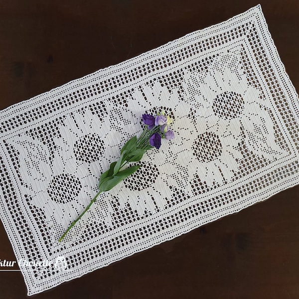 Filet Crochet Doily - Etsy