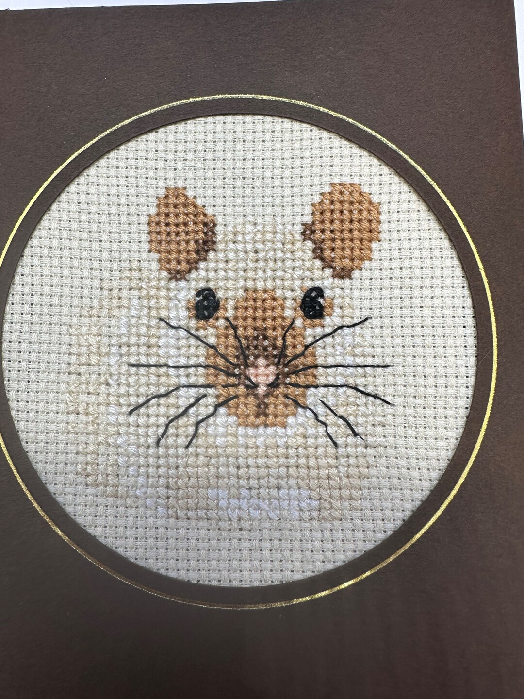 Bramble Cross Stitch Card Rat Cross Stitch - Etsy