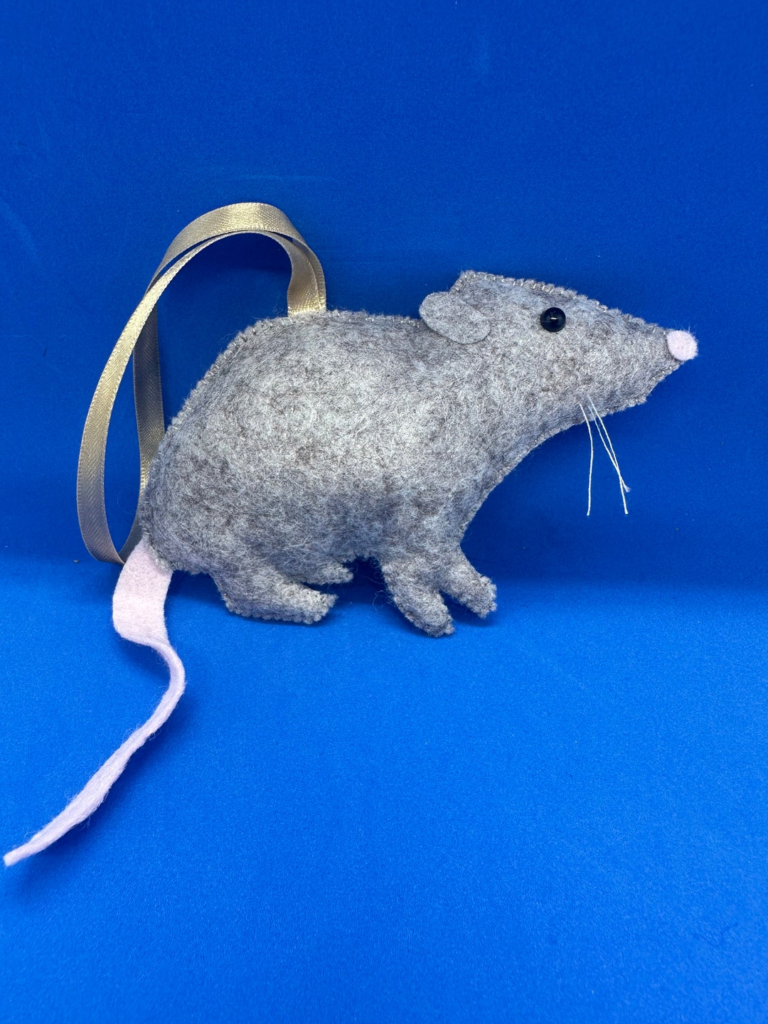 Mr Rat Grey Felt Rat Hanging Decoration Rat Decor Gift for a Rat Fan - Etsy