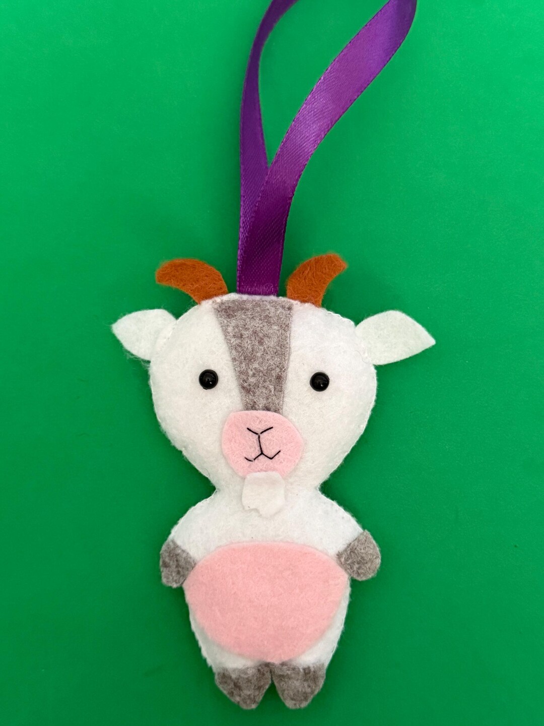 Harry the Goat-felt Goat Decoration - Etsy
