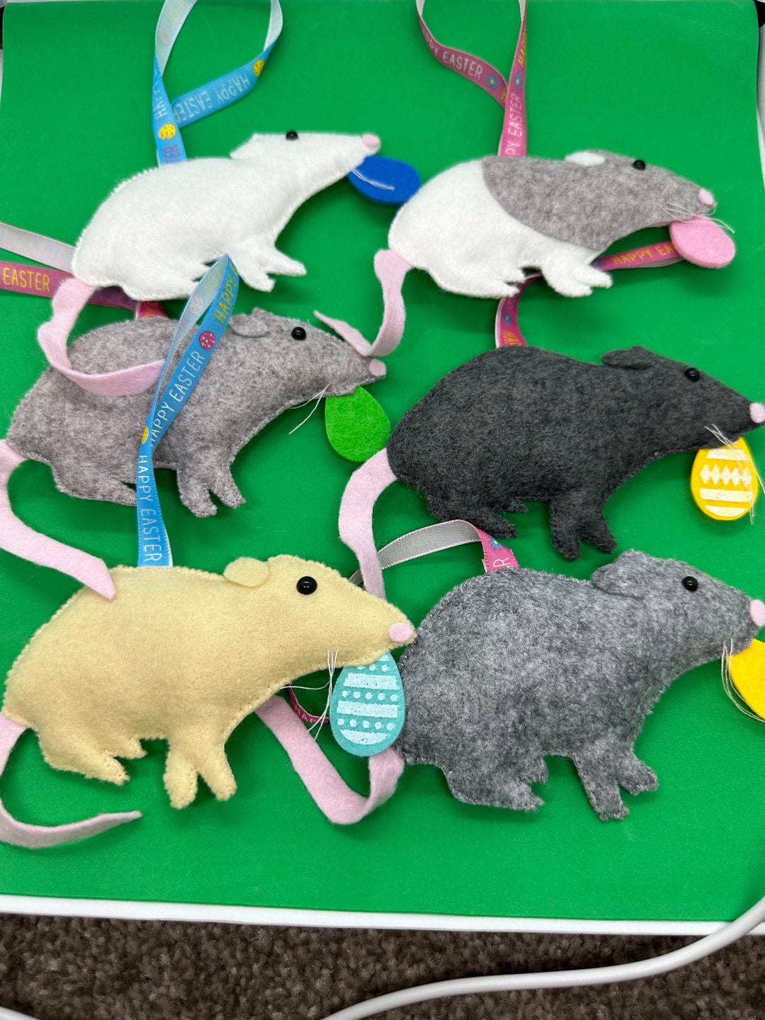 Rats With an Easter Egg - Etsy